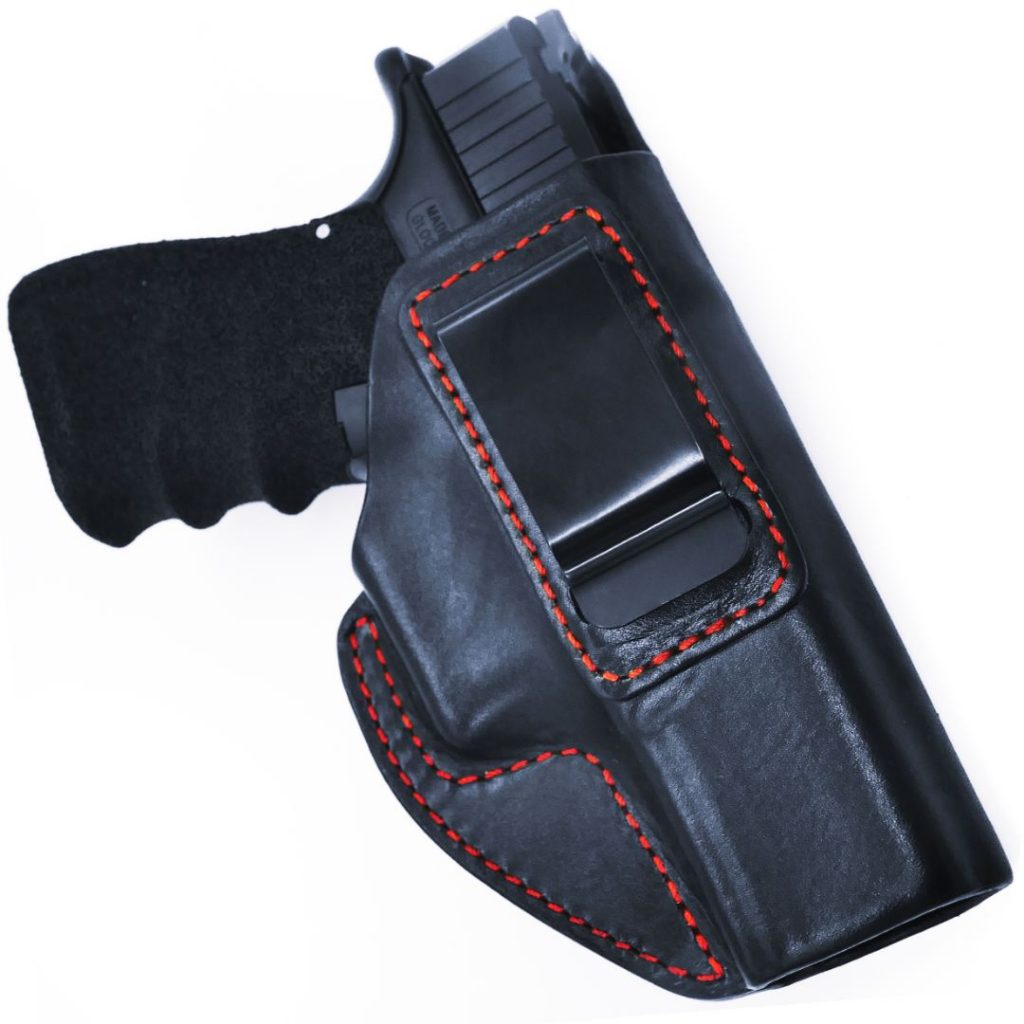 For Glock 17 / 19 IWB Leather Holster for CCW Right Handed – KTactical ...