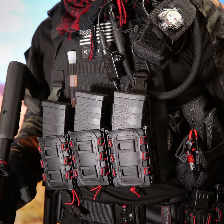 Tactical Plate Carrier KIT Loadout Molle Padded Breathable Mesh Black ...