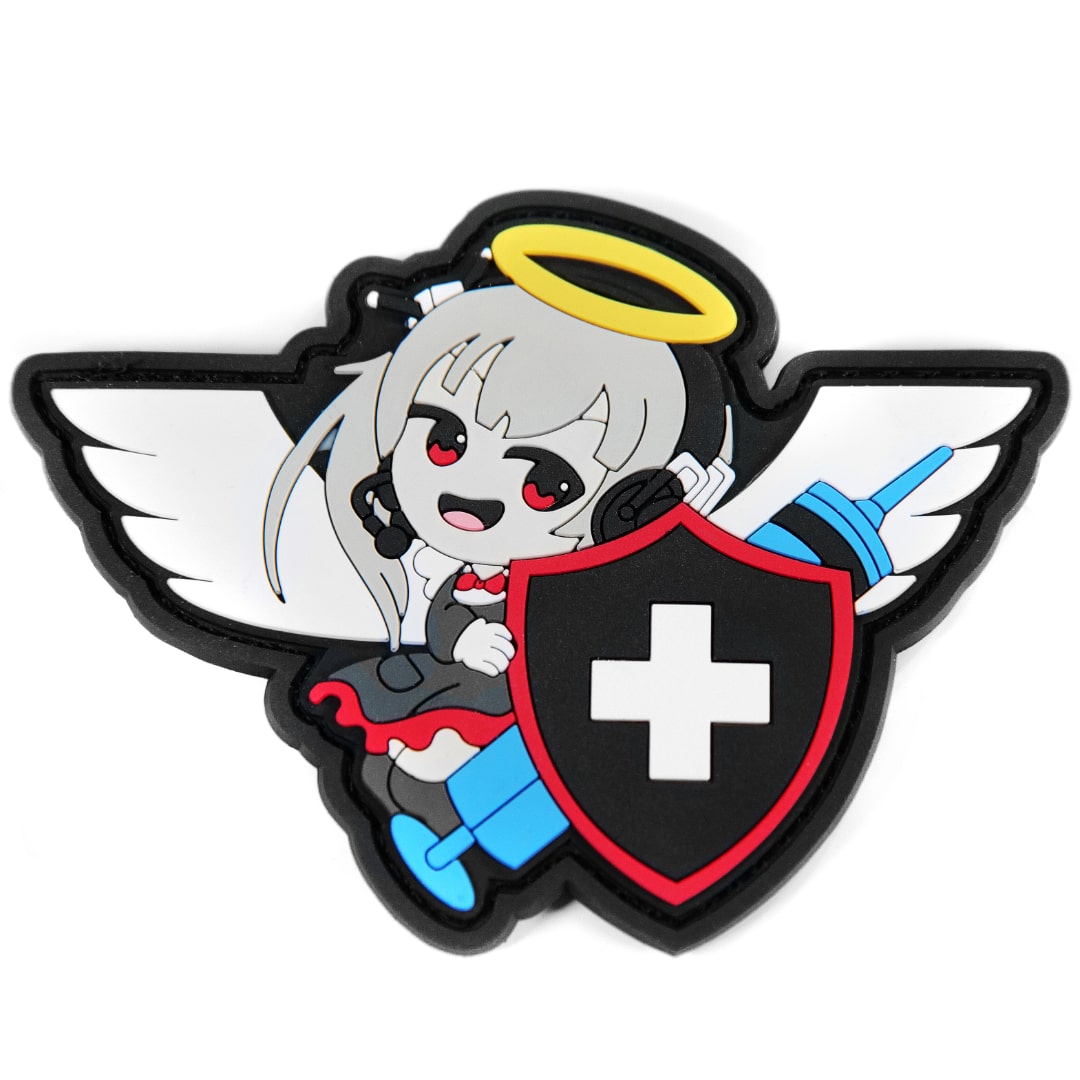 Tactical Anime Girl Waifu Kawaii PVC Patch Hook and Loop – KTactical ...
