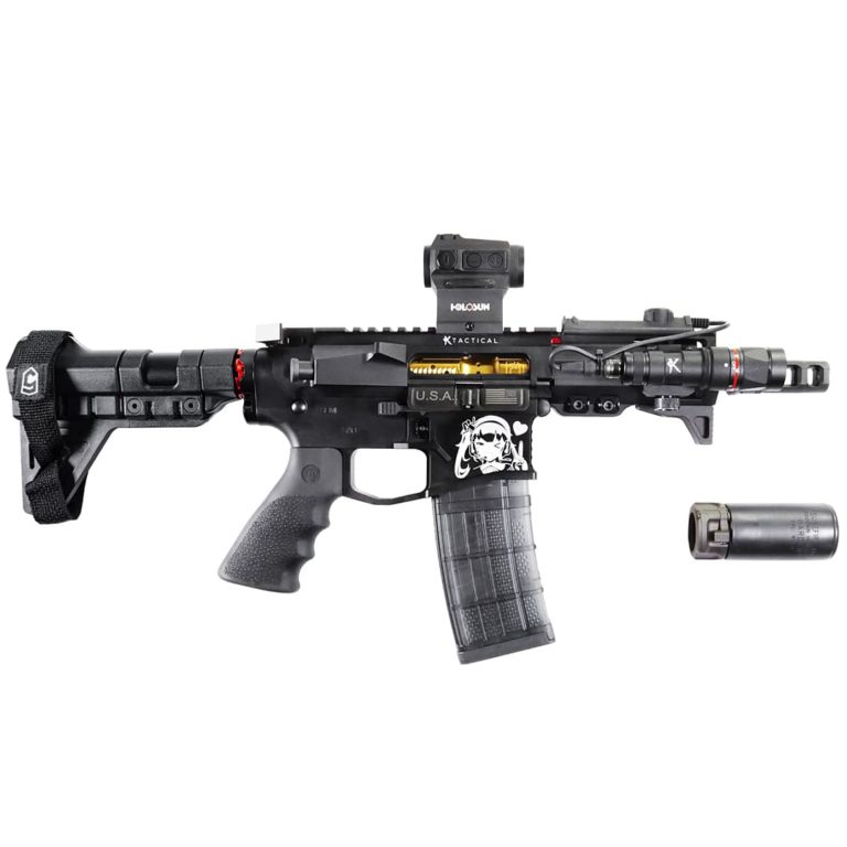 YANDERE PINK 5″ 556 AR Pistol Complete Upper – KTactical | Premium ...