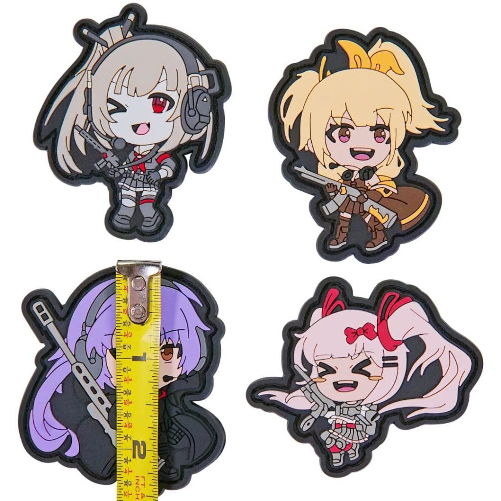 Anime Tactical Gun Girl Kawaii Waterproof Sticker Set Holographic ...