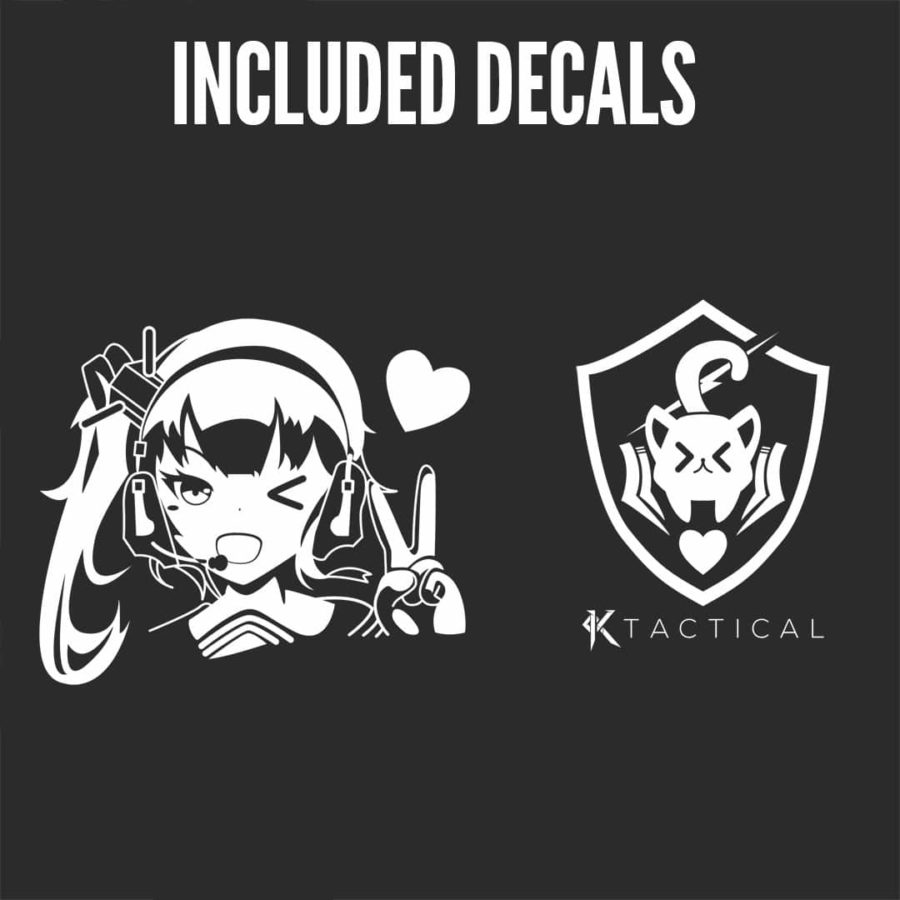 Anime Waifu Decal Vinyl Sticker Waterproof Durable KTactical for Gun ...