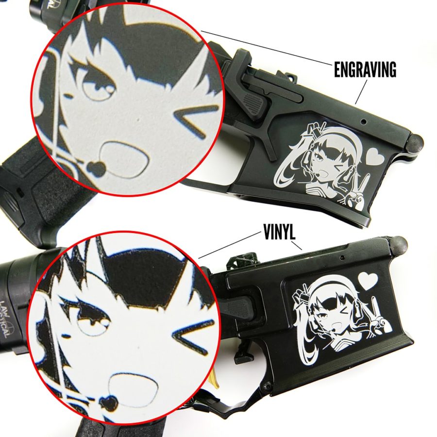 Anime Waifu Decal Vinyl Sticker Waterproof Durable KTactical for Gun ...