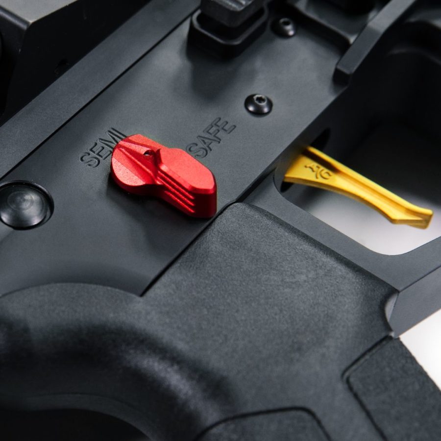 Red AR15 Selector Switch – Radian Talon 45/90 Ambidextrous Selector ...