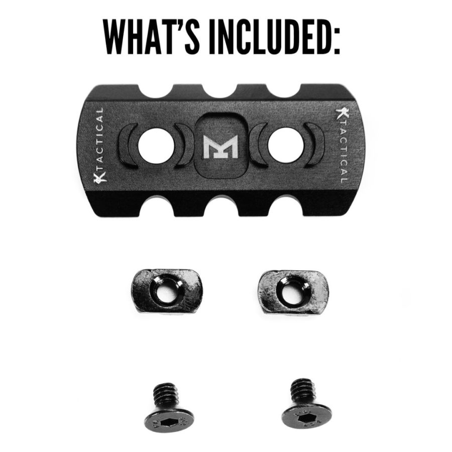3 Slot M-LOK Rail Mount 7075 Ultra Thin Light Weight Low Profile ...