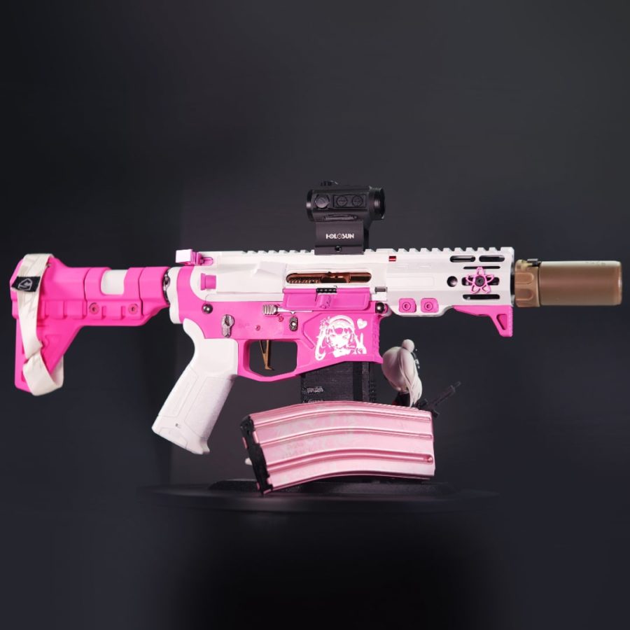 YANDERE PINK 5″ 556 AR Pistol Complete Upper – KTactical | Premium ...