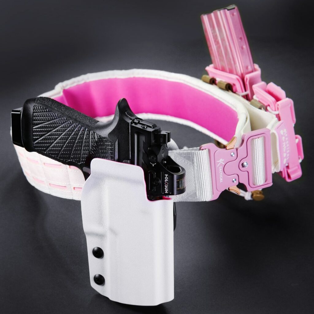 OWB Fits P320 M17 / Carry X / Compact OWB White / Pink Kydex Open Carry ...