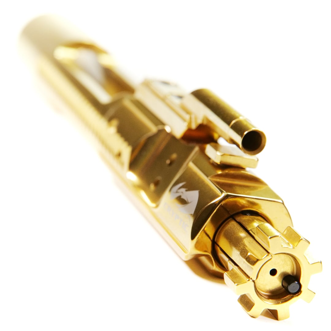 Cryptic Mystic GOLD BCG 223 / 556 Bolt Carrier Group Direct Impingement ...