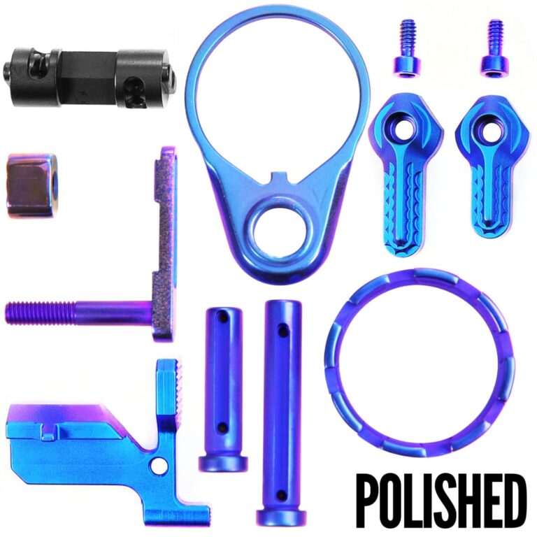 Titanium AR 308 Anodized Blue / Purple DPMS Lower Parts Kit – KTactical ...