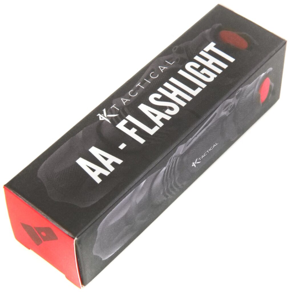 AA Flashlight Tactical LED Belt Clip Metal Tac Light – KTactical ...