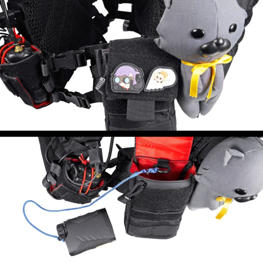 One Handed Admin Pouch for Side / Rear Molle General Utility Military ...