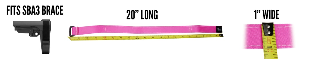 Pink Strap for SBA3 Brace (Strap Only) – KTactical | Premium Tactical ...