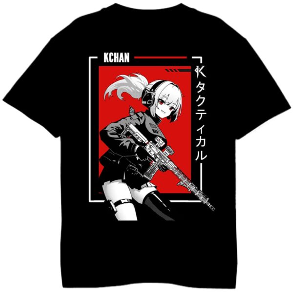 Polo Shirt KTactical KChan Waifu Anime High Quality Fabric Pattern ...